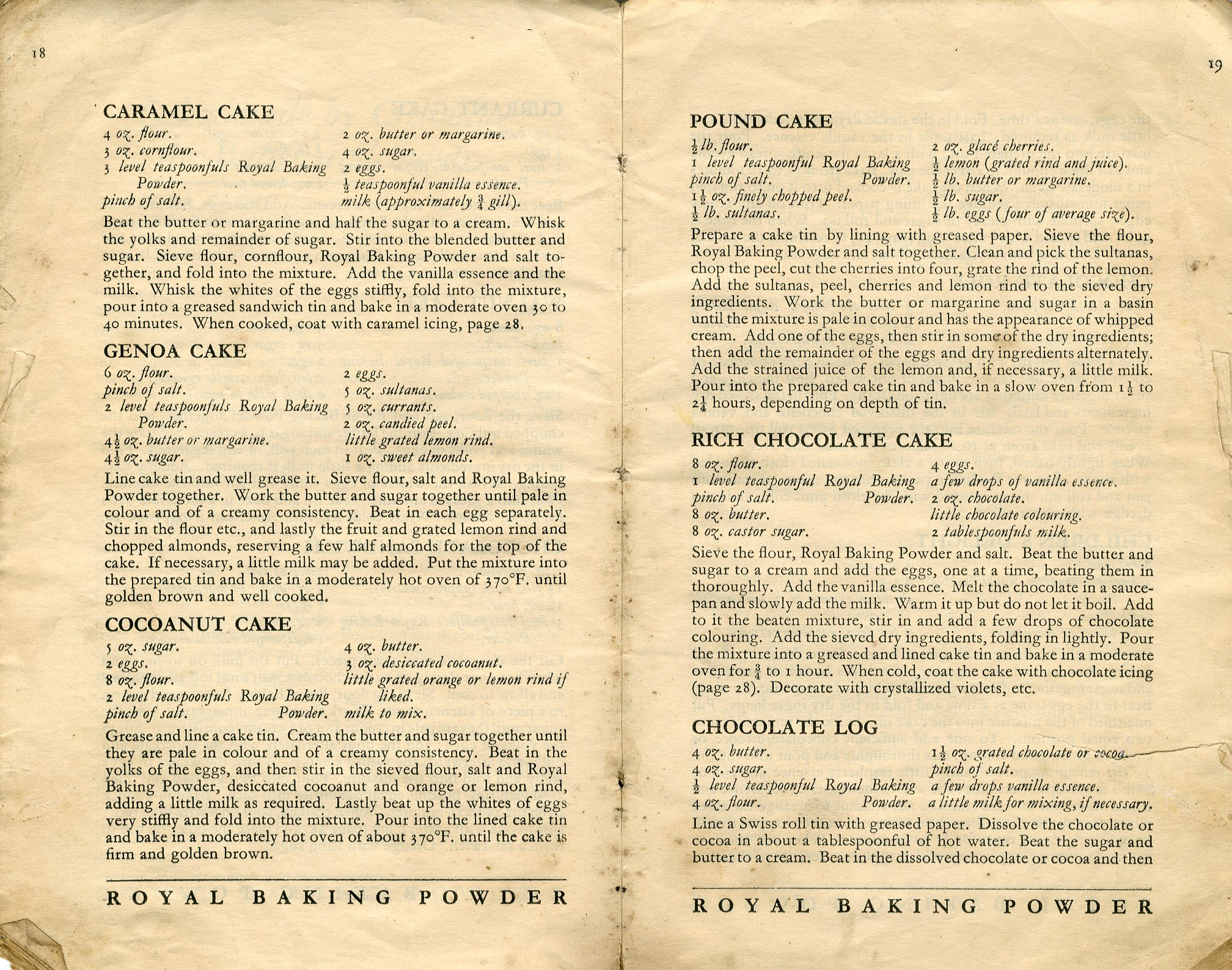 Royal Baking Powder Recipes - Galway County Heritage Office