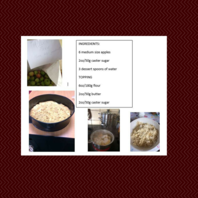 Apple Crumble - Milltown Heritage Group