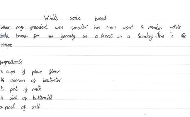 White Soda Bread - Milltown Heritage Group