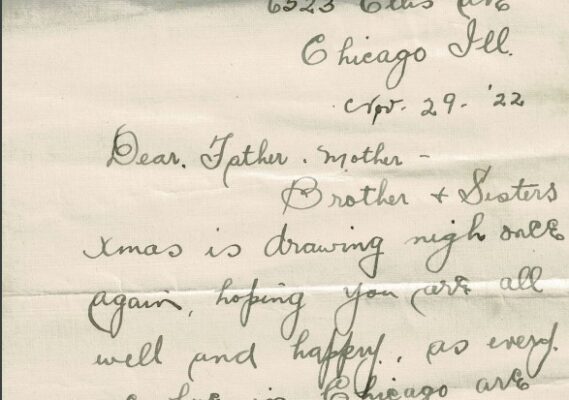 M116: USA Letter from Patt, Mary and Michael - Milltown Heritage Group