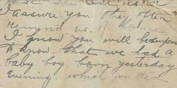 M71: USA fragmented Letter from Thomas McHugh - Milltown Heritage Group