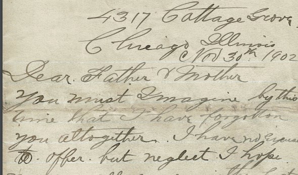 M75: USA Letter from Thomas McHugh to his parents - Milltown Heritage Group M75: USA Letter from Thomas McHugh to his parents - Milltown Heritage Group