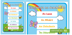 The Days of the Week as Gaeilge - Killererin Heritage Group
