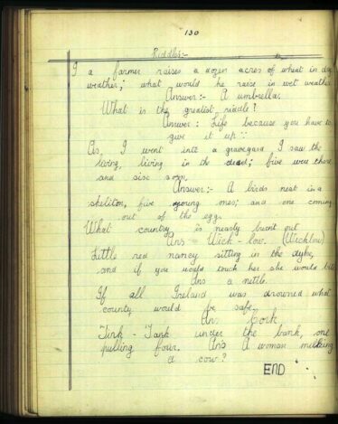 Riddles - Killererin Heritage Group