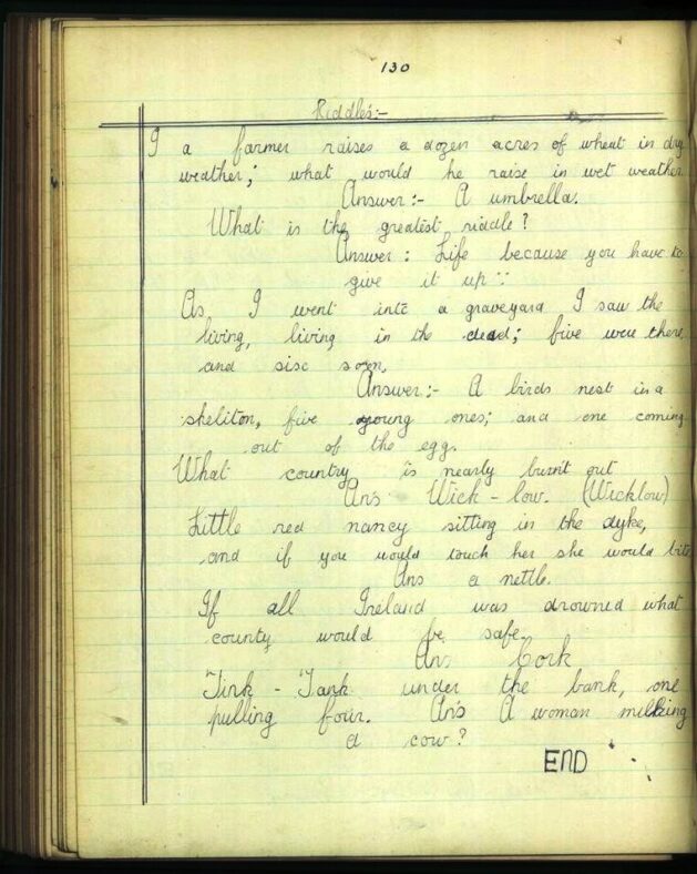 Riddles - Killererin Heritage Group