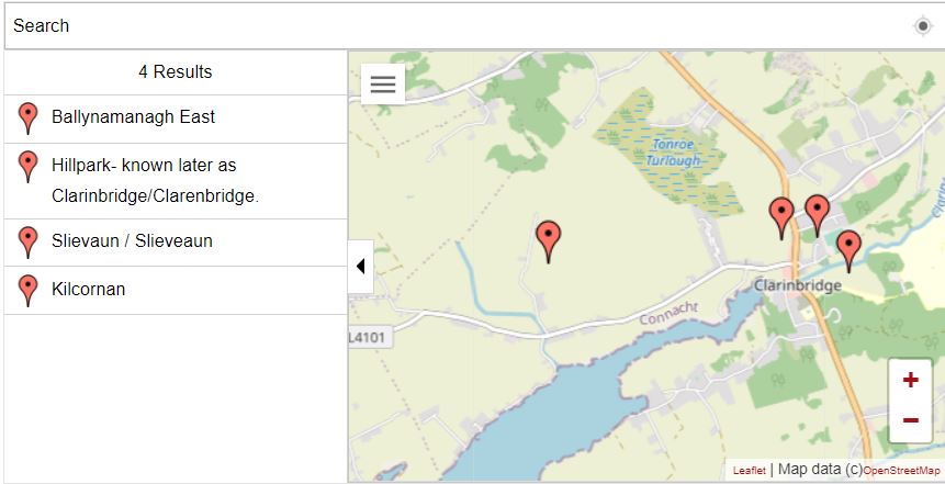 Interactive Townland map - Galway County Heritage Office