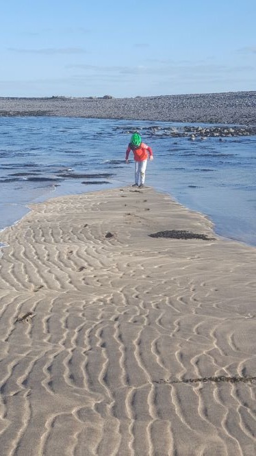 Siblings enjoying the view of the coast - Galway County Heritage Office