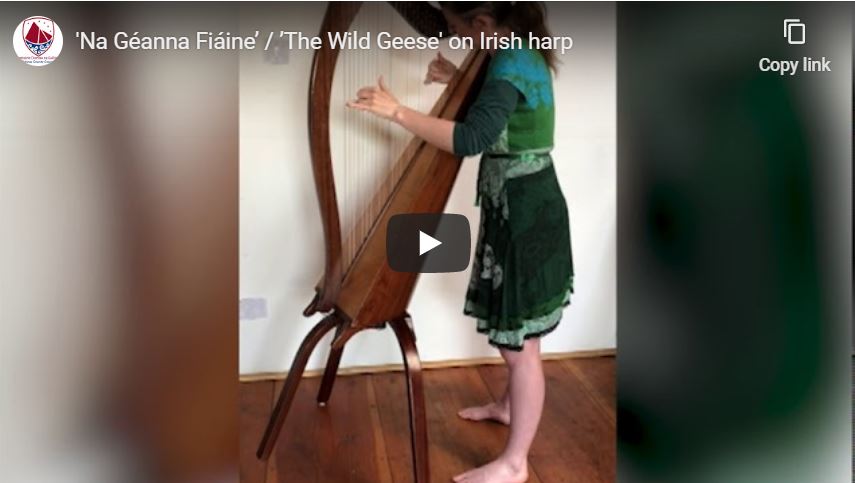 'Na Géanna Fiáine’ / ’The Wild Geese' on Irish harp - Galway County ...