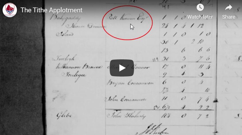 The Tithe Applotment - Galway County Heritage Office