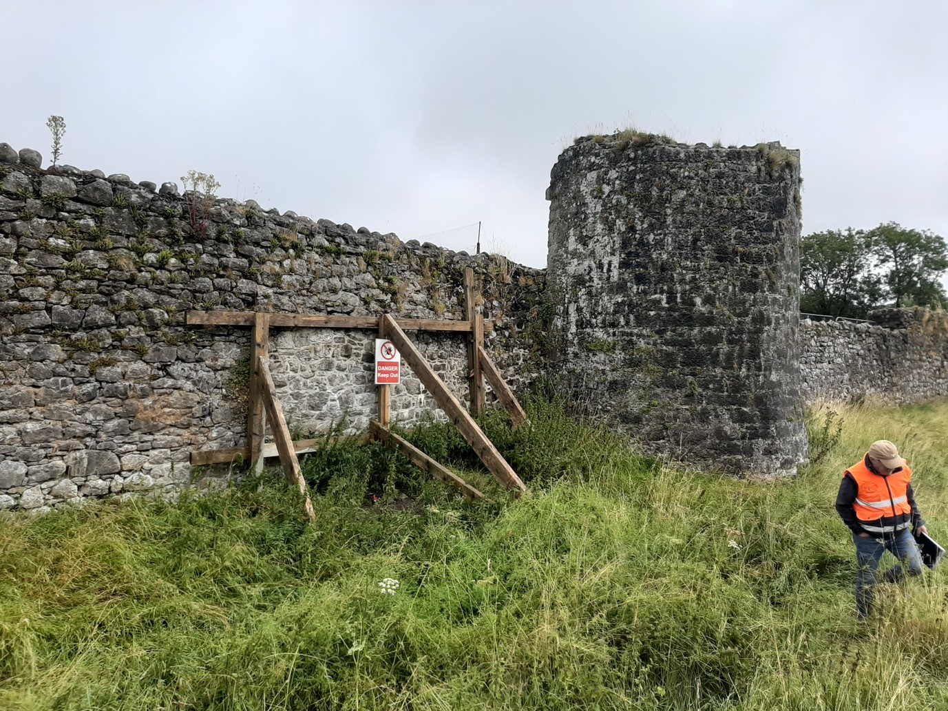 Athenry Town Wall Conservation Works 2021 - Galway County Heritage Office